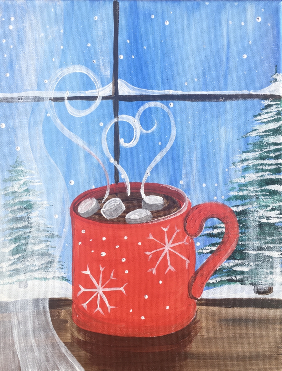 Hot Cocoa Step-by-Step Painting Kit - Homeschool Extras